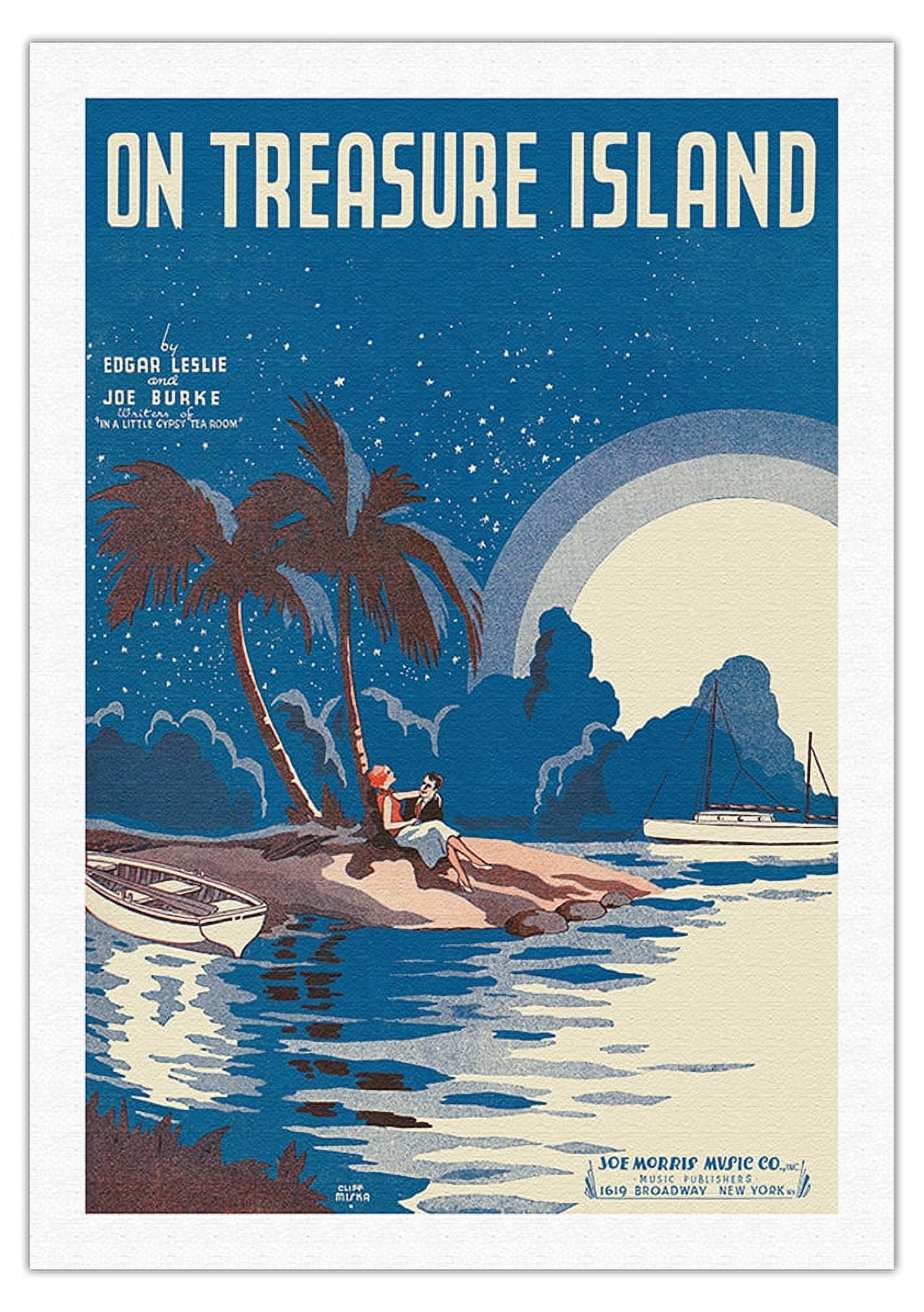 On Treasure Island - Words by Edgar Leslie - Music by Joe Burke ...