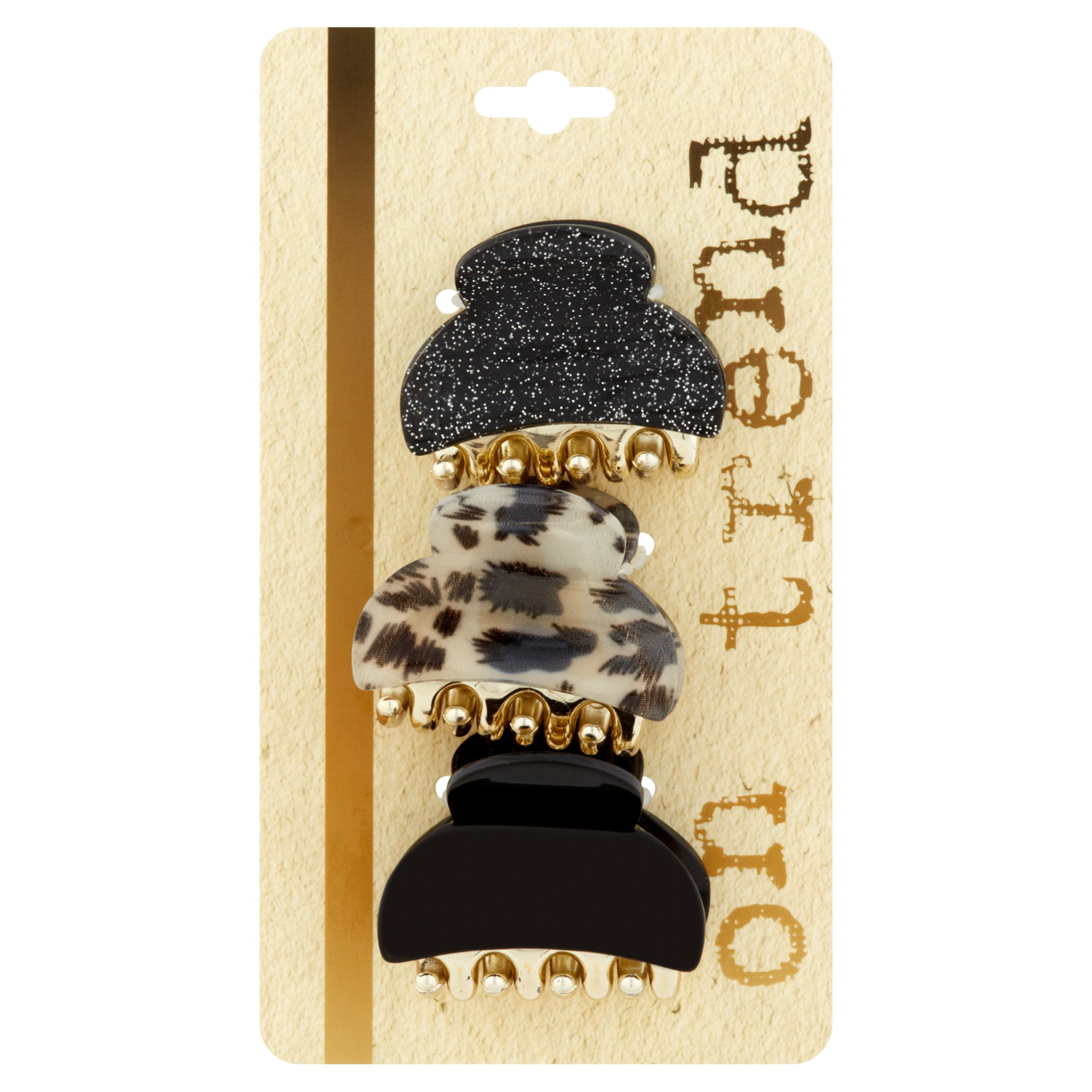 Fashion Jawclips - 3 Count Clips for Trendy Hairstyles - Walmart.com