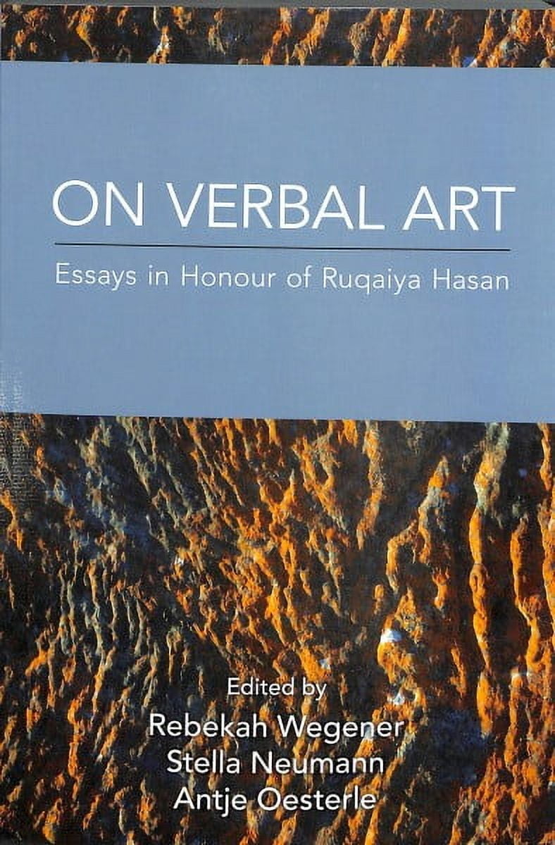 On Verbal Art : Ripples in a Timeless World: Essays in Honour of ...