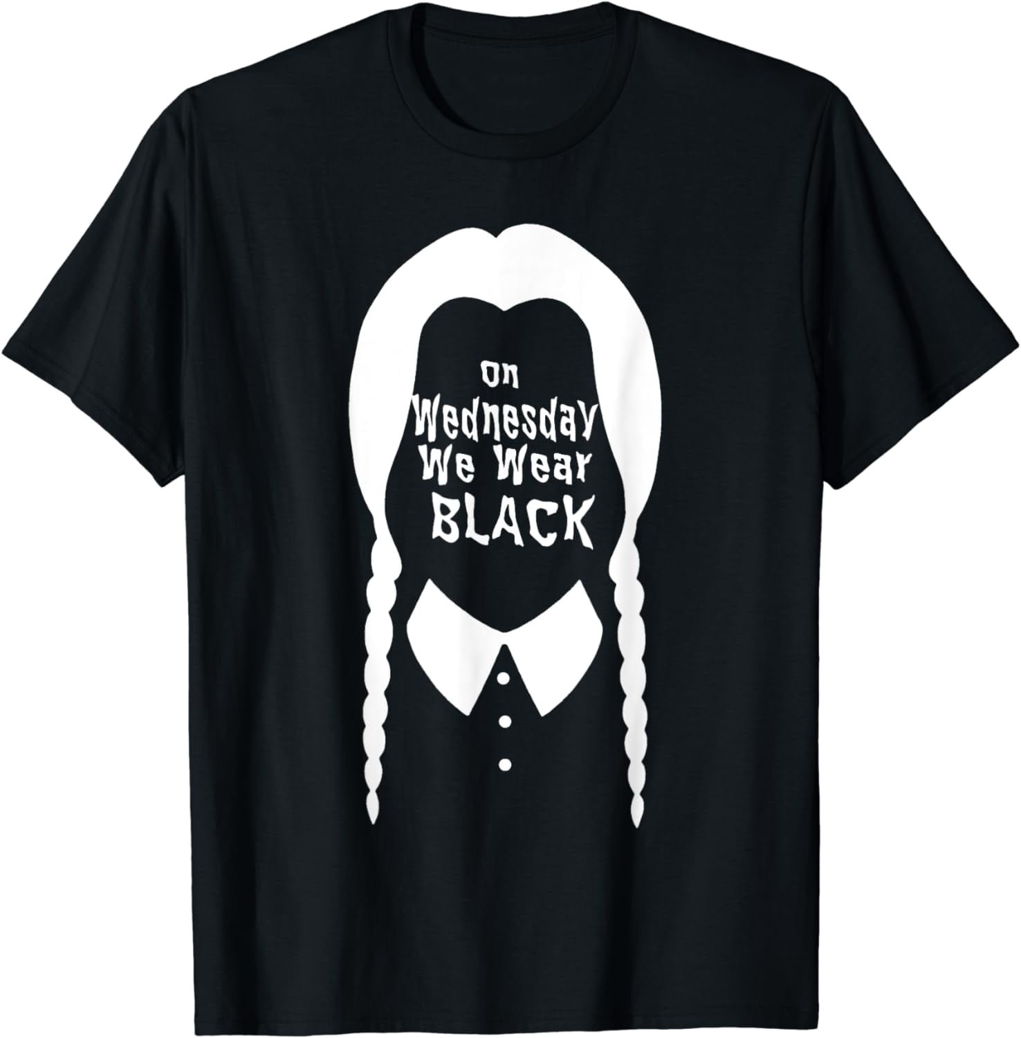 On Wednesday We Wear Black T-Shirt - Walmart.com