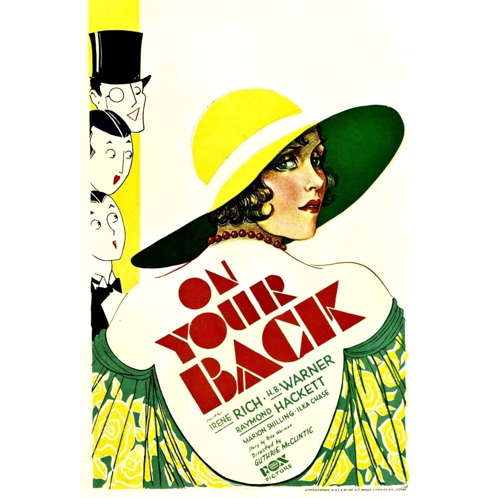 On Your Back Movie Poster Masterprint - Walmart.com