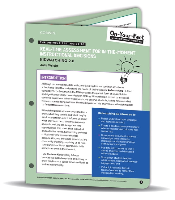On-Your-Feet-Guides: The On-Your-Feet Guide to Real-Time Assessment for ...