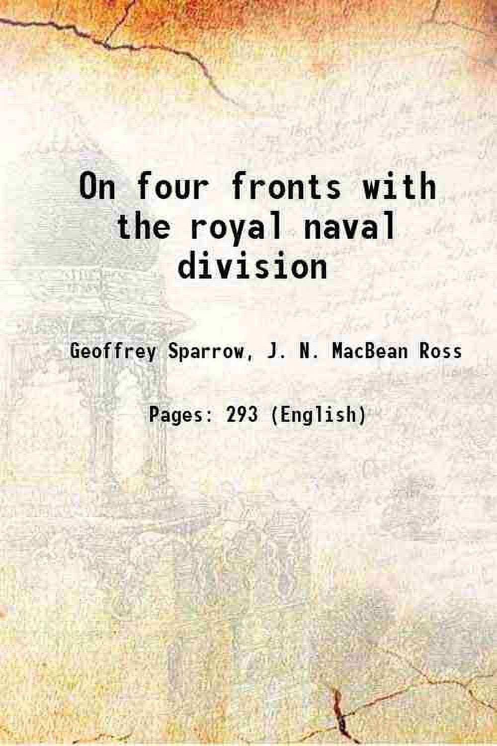 On four fronts with the royal naval division 1918 - Walmart.com
