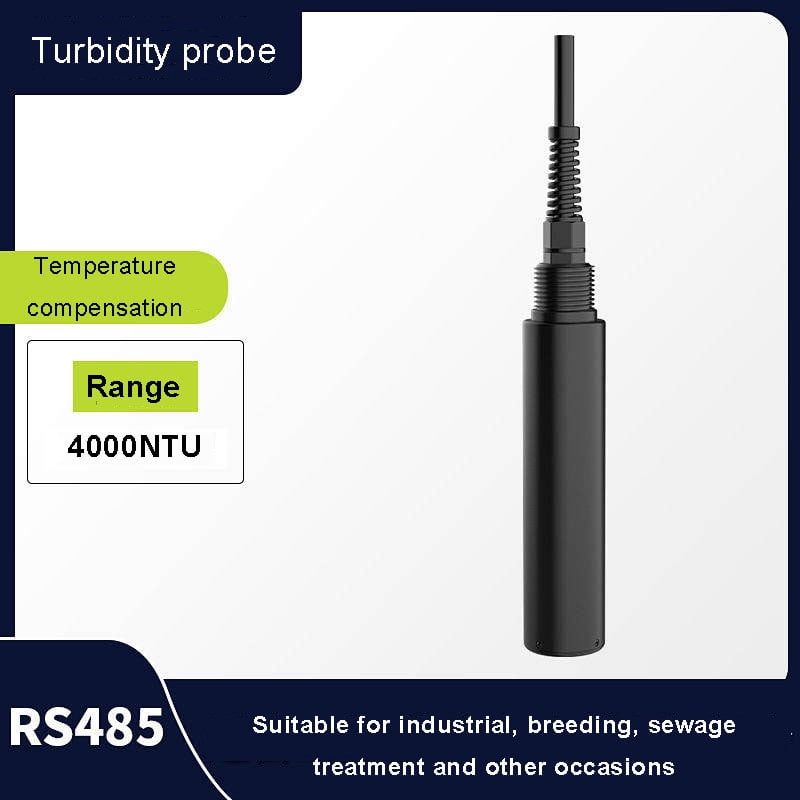 On-line Turbidity Detector MLSS Sludge Concentration Meter Water Quality Turbidity Sensor ...