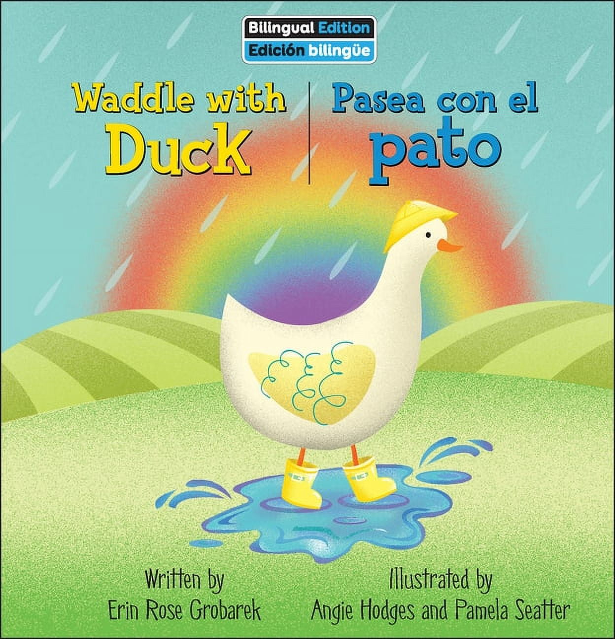 On the Farm Bilingual Waddle with Duck / Pasea Con El Pato, (Hardcover ...