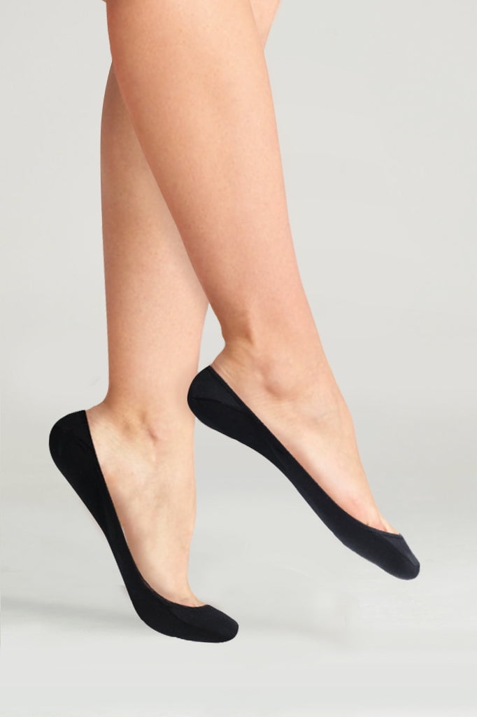 On the Go Women's Invisible Liner (2 Pair Pack, Black) - Walmart.com