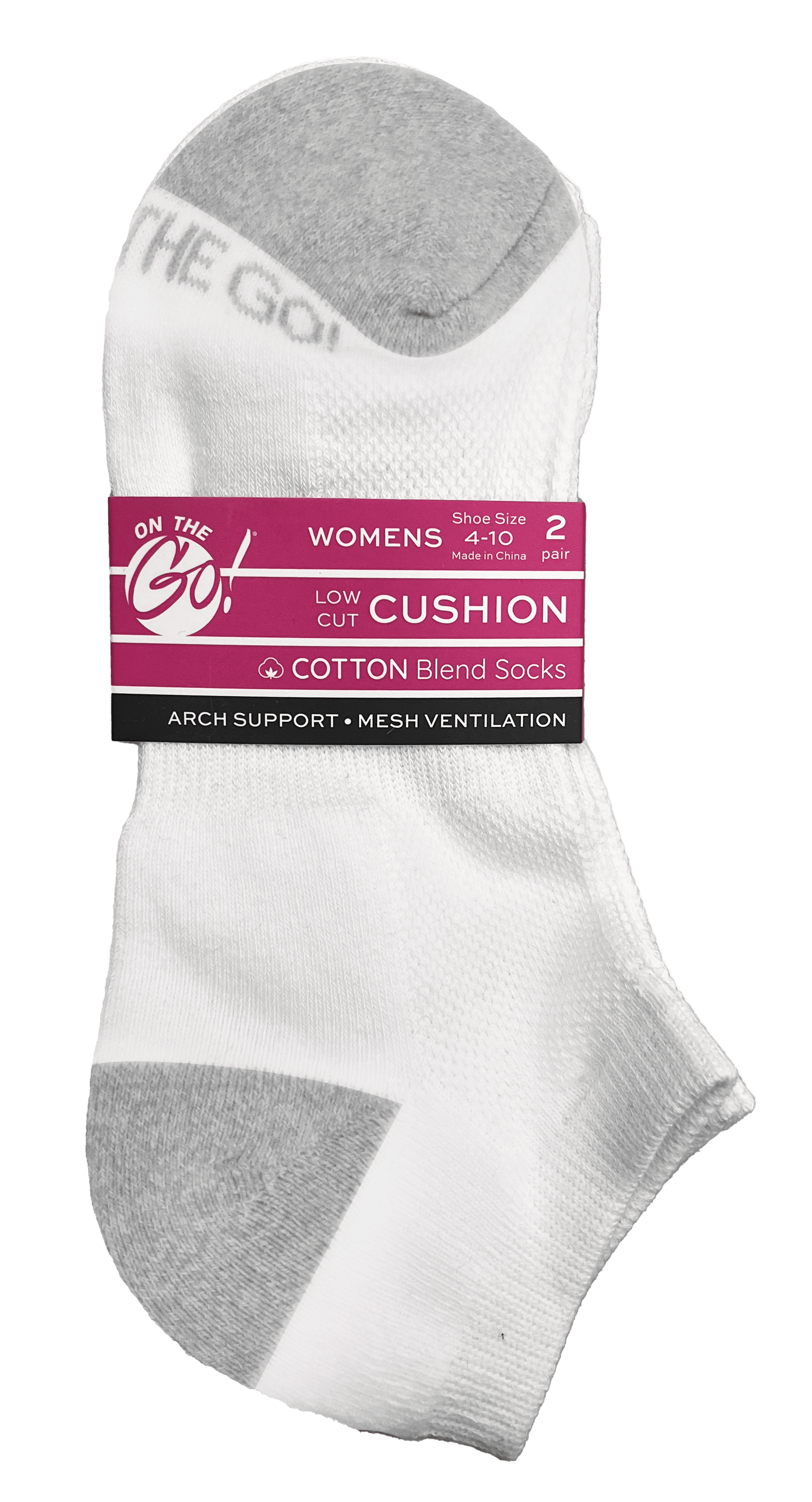 On the Go women's Low Cut Socks - Moisture Wicking Fibers - Walmart.com