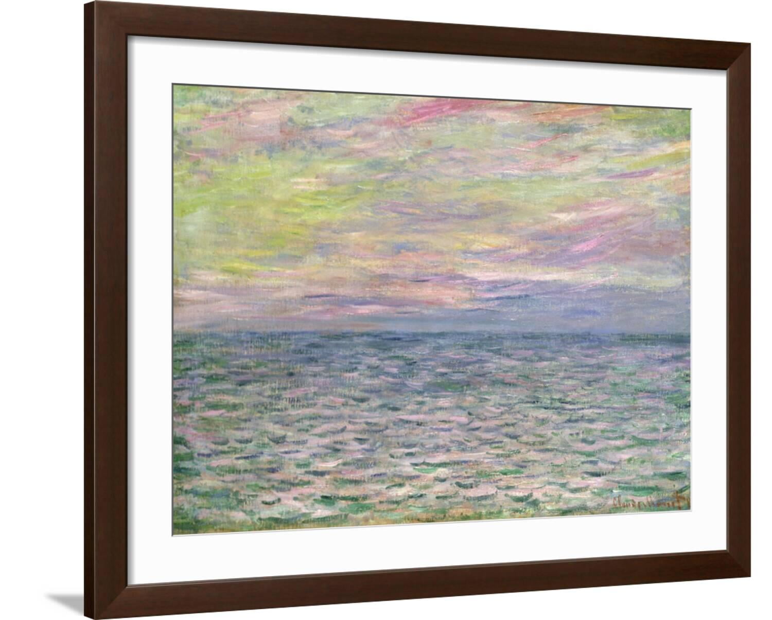 Art.com On the High Seas, Sunset at Pourville Giclee Print by Claude ...