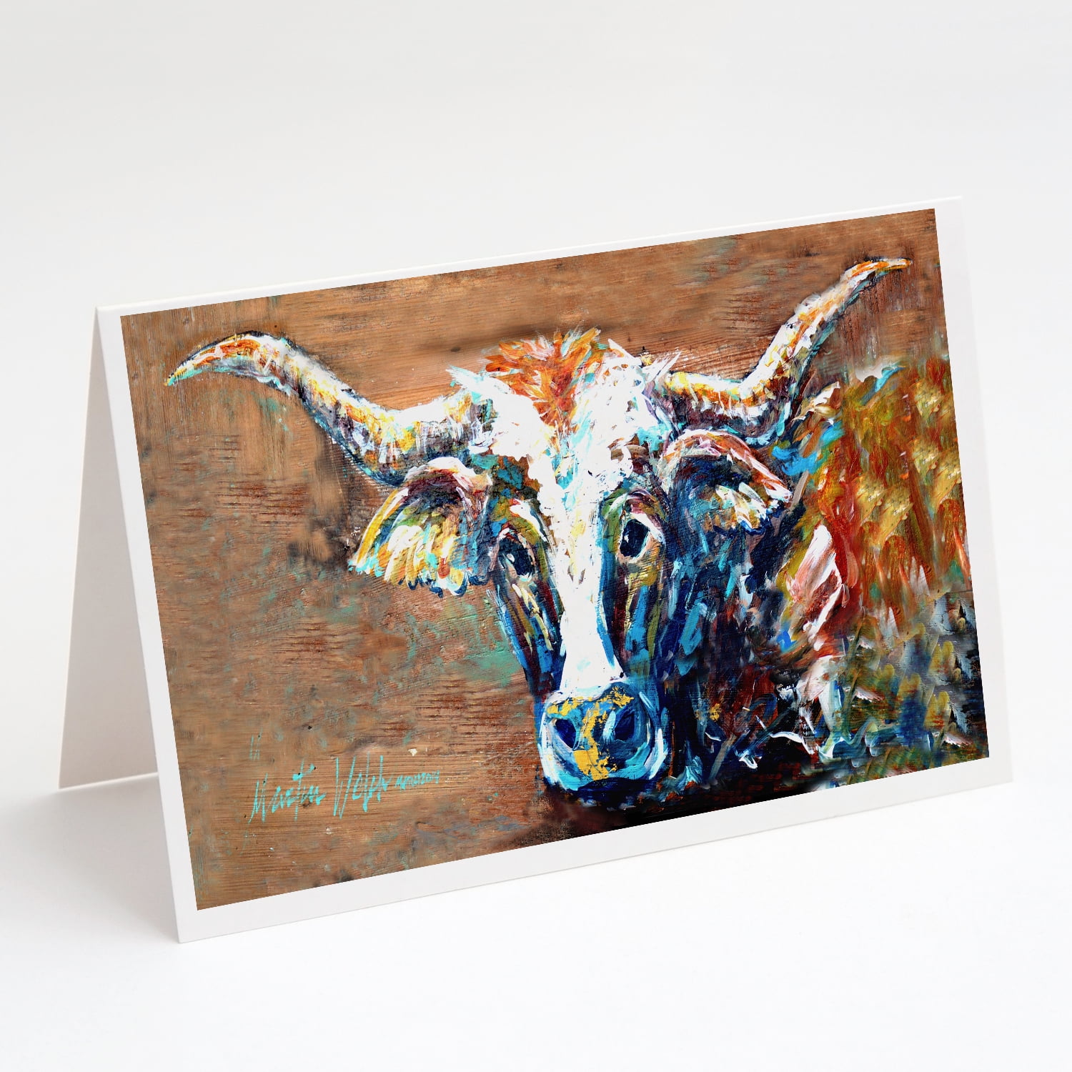 On the Loose Brown Cow Greeting Cards Pack of 8 7 in x 5 in - Walmart.com