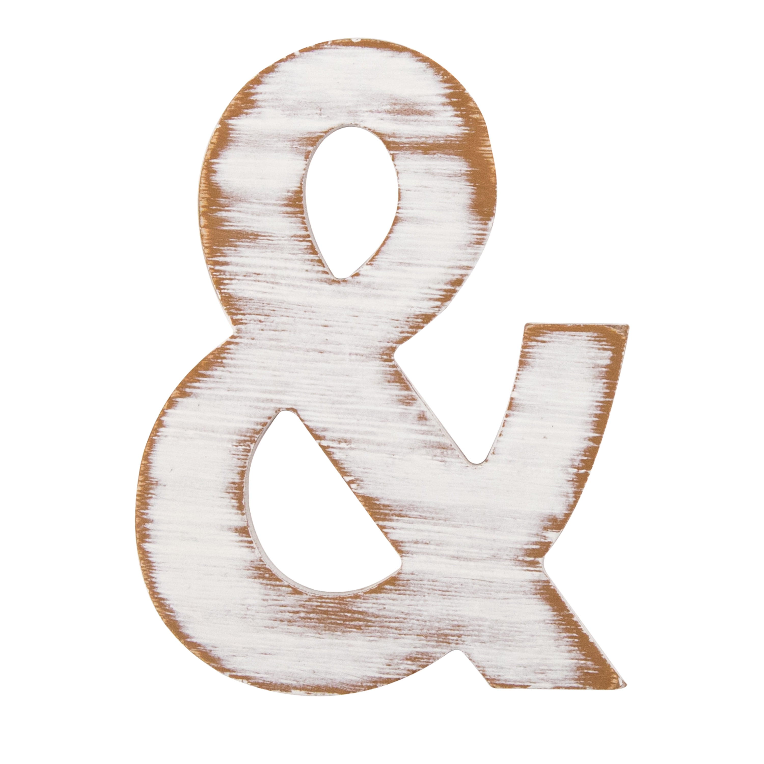 On the Surface Rustic Ampersand - Decorative Wood Letters - Walmart.com