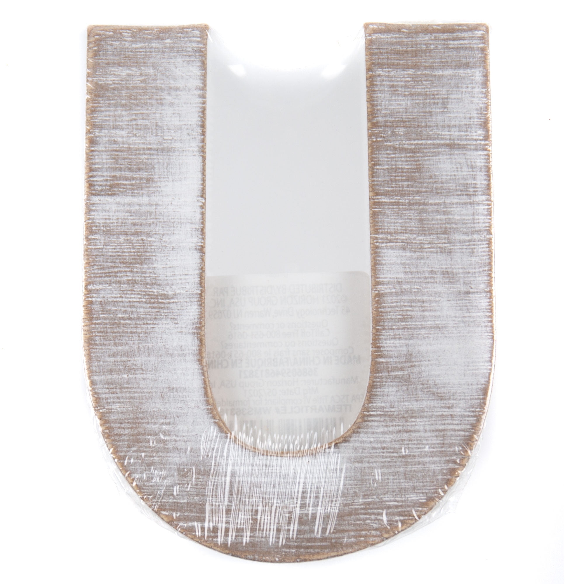 Surface Rustic Letter U - 4 Height - Decorative Wood Letter - Walmart.com