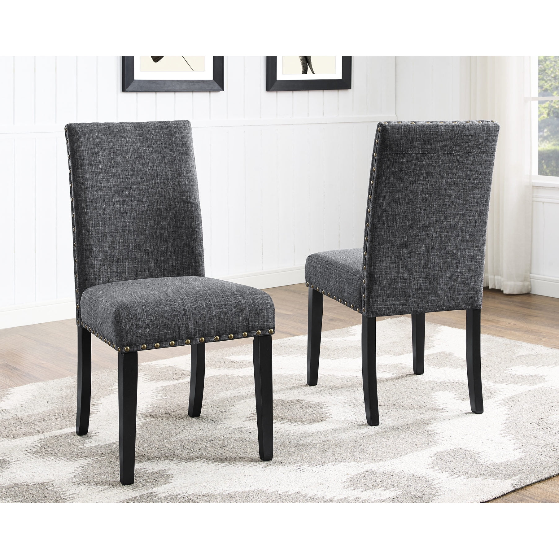 On - trend Nailhead Design - Fashionable Seating for Dining - Walmart.com