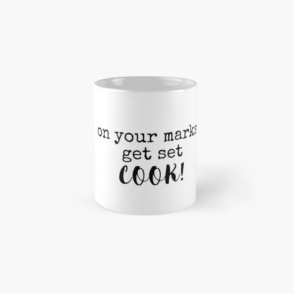 "On your marks get set Cook" cooking inspired intelligent cute and un ...