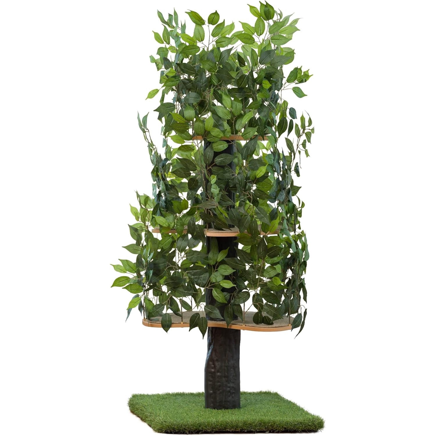 On2 Pets Cat Tree with Leaves Made in USA, Cat House & Cat Activity ...