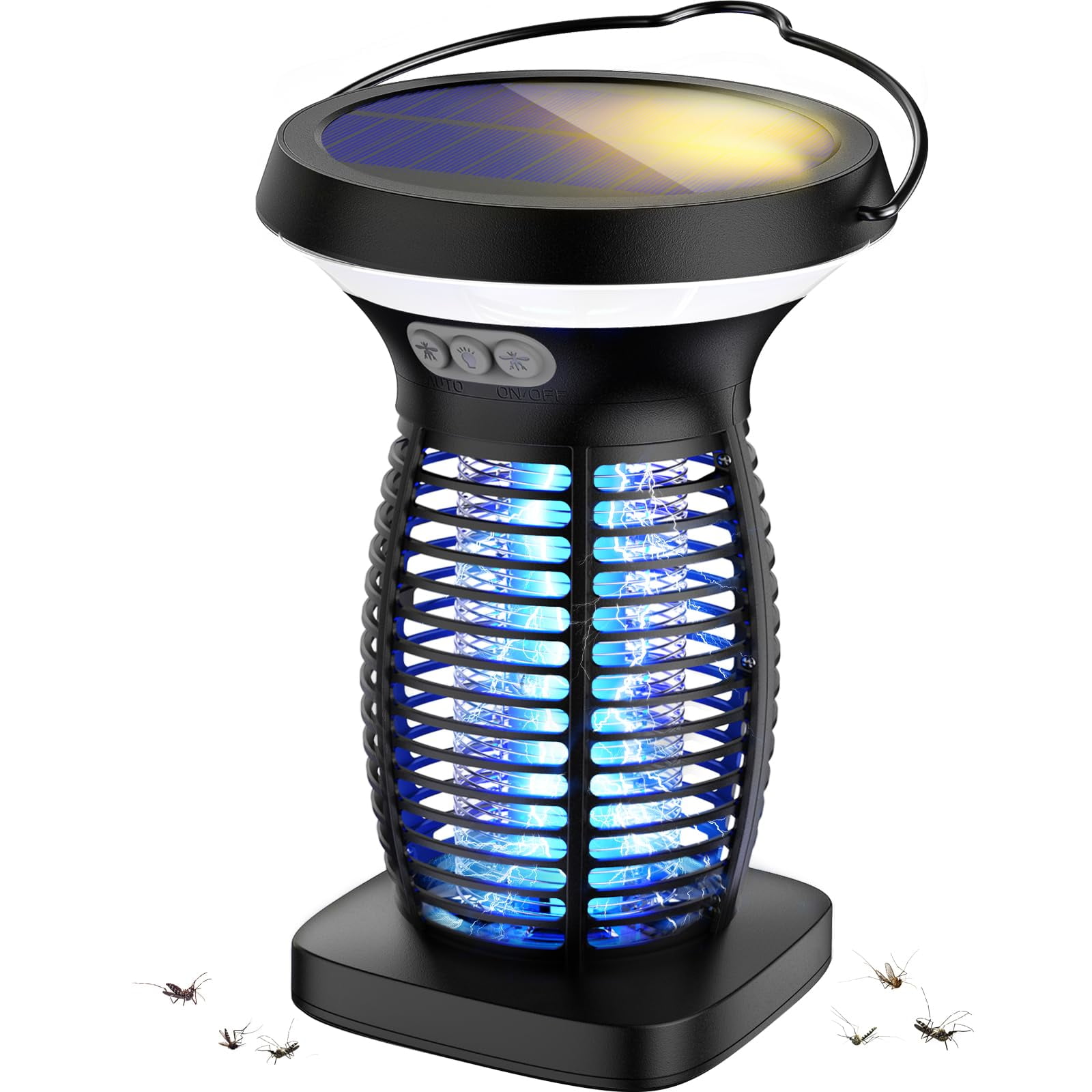 OnBeam Solar Bug Zapper Outdoor, Mosquito Zapper Outdoor Electric Fly ...