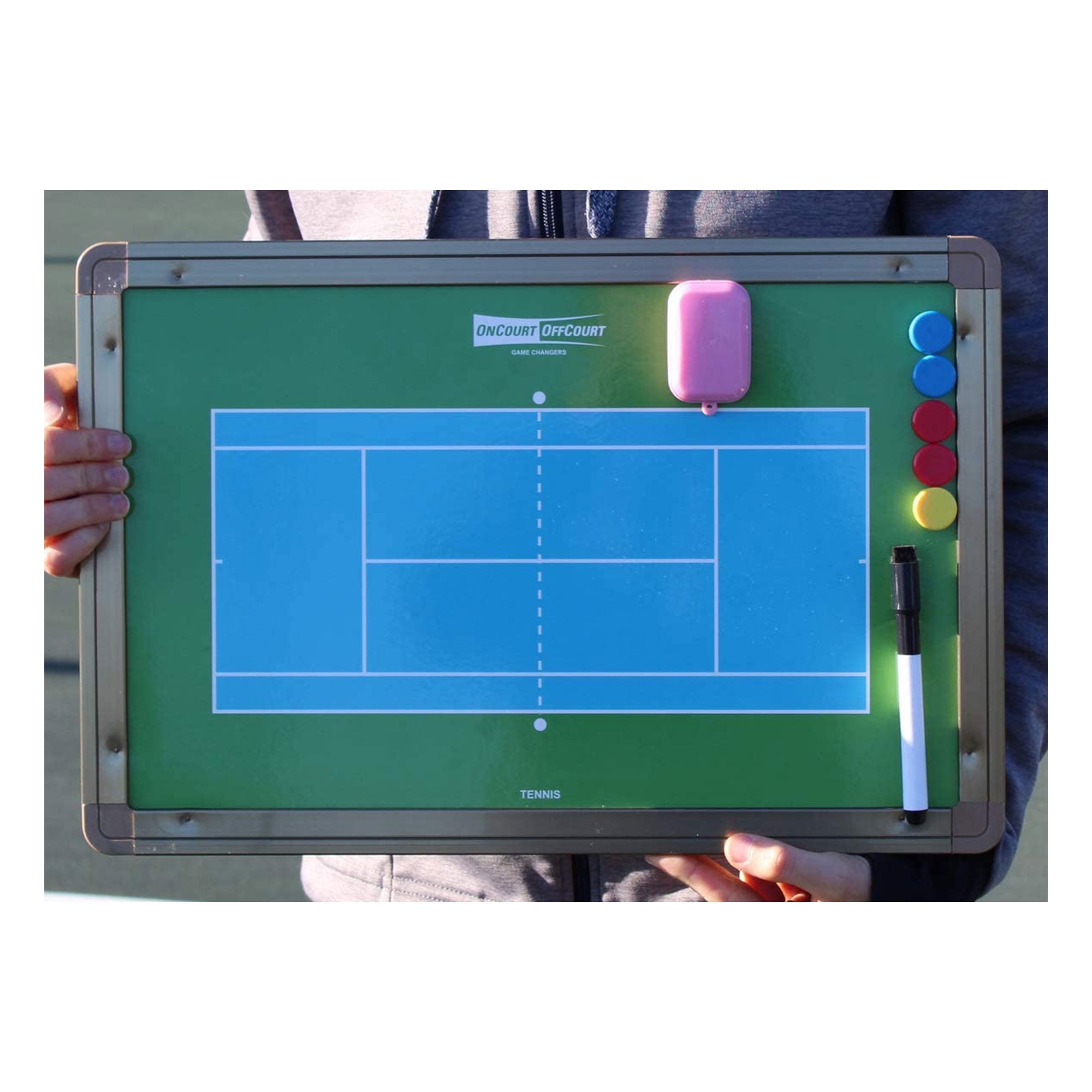 OnCourt OffCourt Magnetic Dry Erase Coach's Board, For Tennis ...