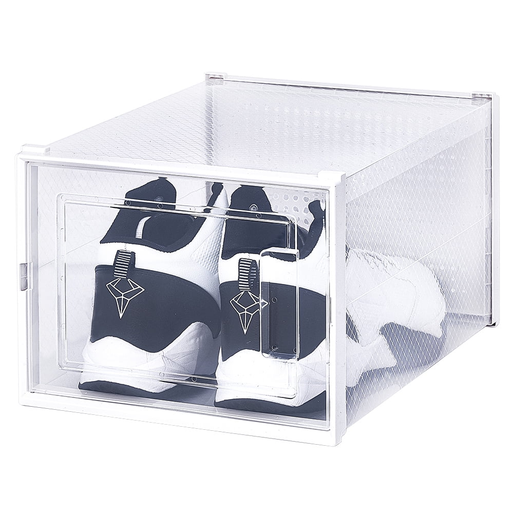 OnDisplay Clik Stackable Interlocking Shoe Box System, Drop Front ...