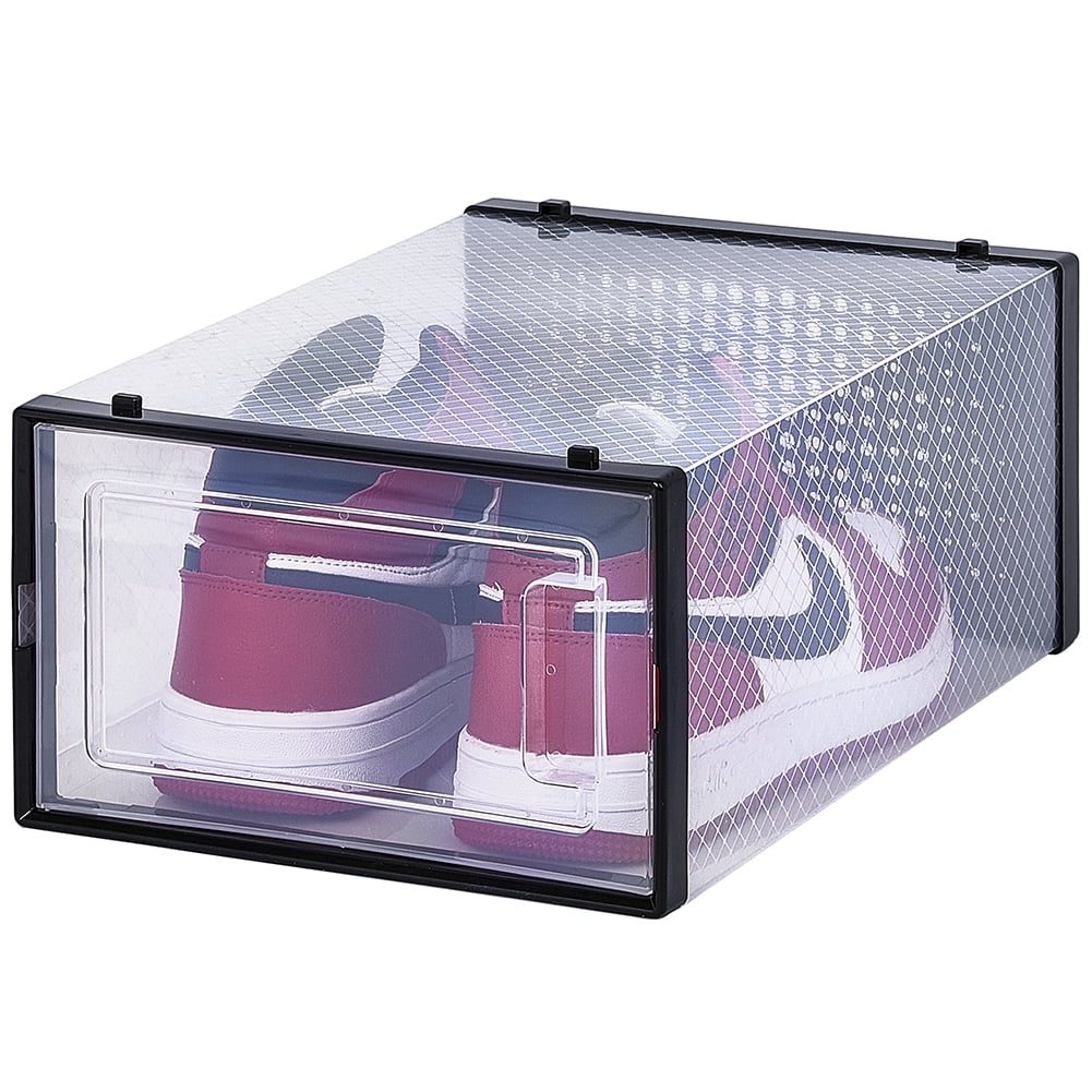 OnDisplay Clik Stackable Interlocking Shoe Box System (Standard Clear ...