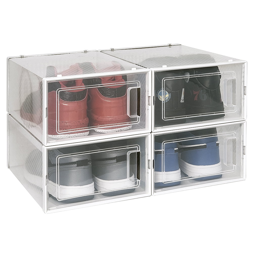 OnDisplay Clik Stackable Interlocking Shoe Box System (Standard Clear ...