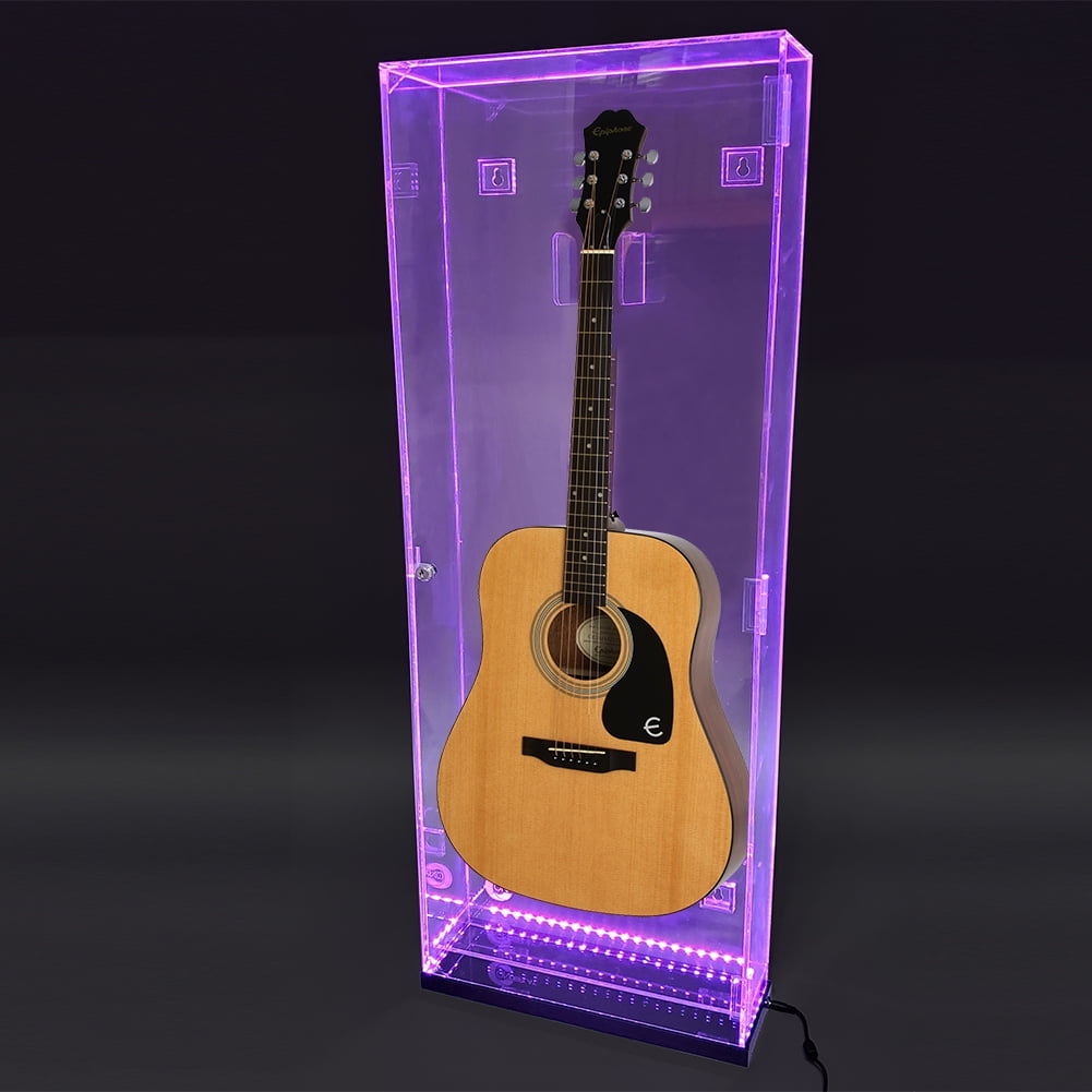 OnDisplay Ultimate Deluxe Acrylic Electric/Acoustic Guitar Display Case ...