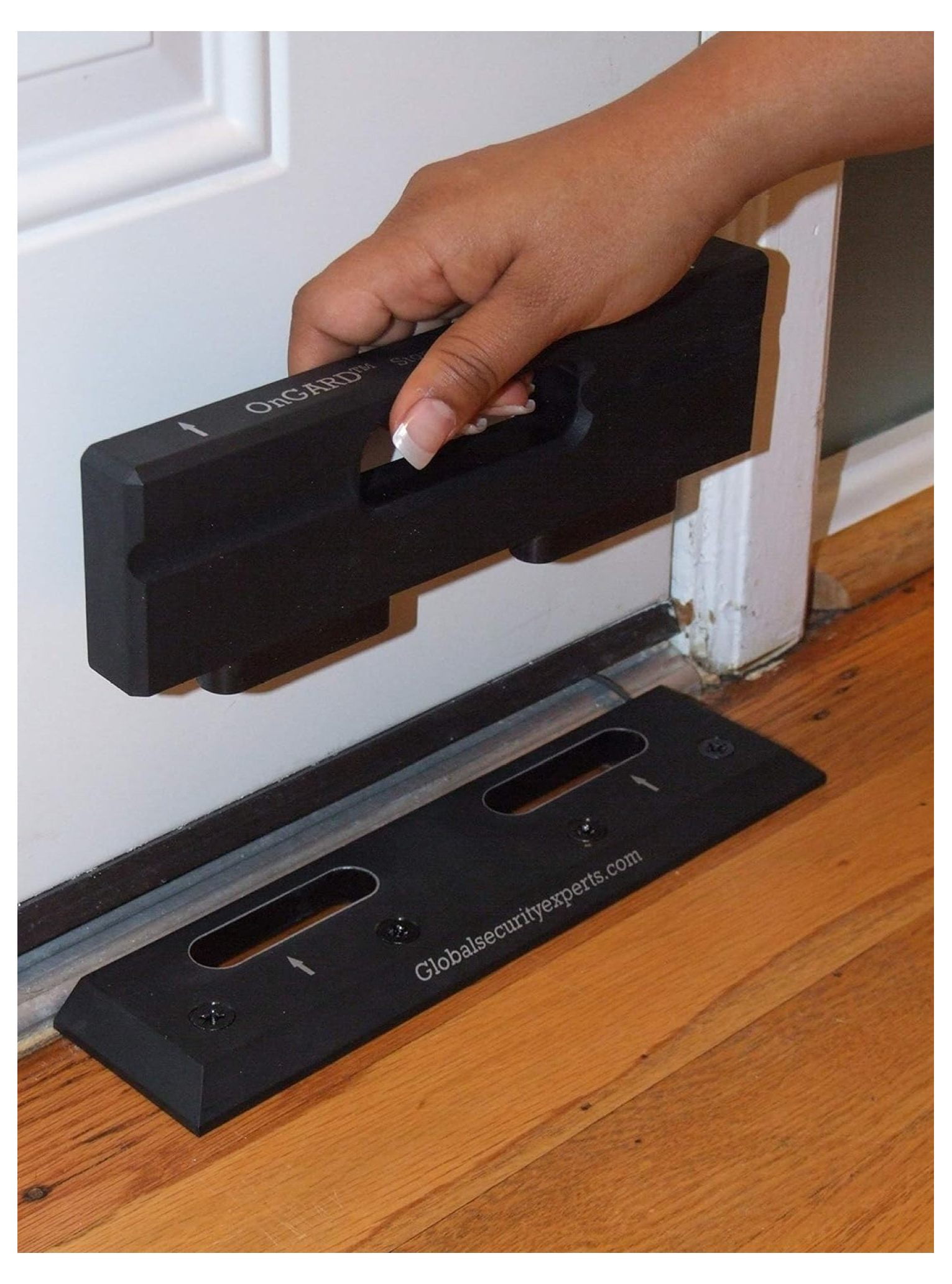 OnGUARD French Security Door Brace | Door Barricade | Prevents Home ...