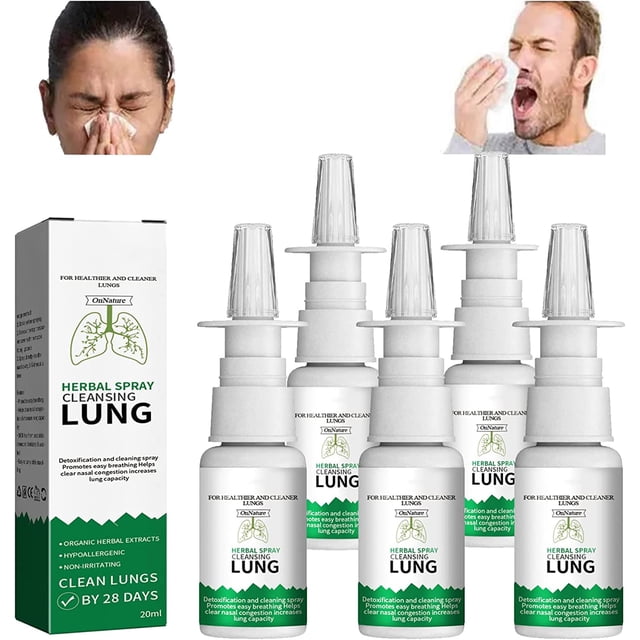 OnNature Organic Herbal Extracts Lung Cleansing Hypoallergenic Spray ...