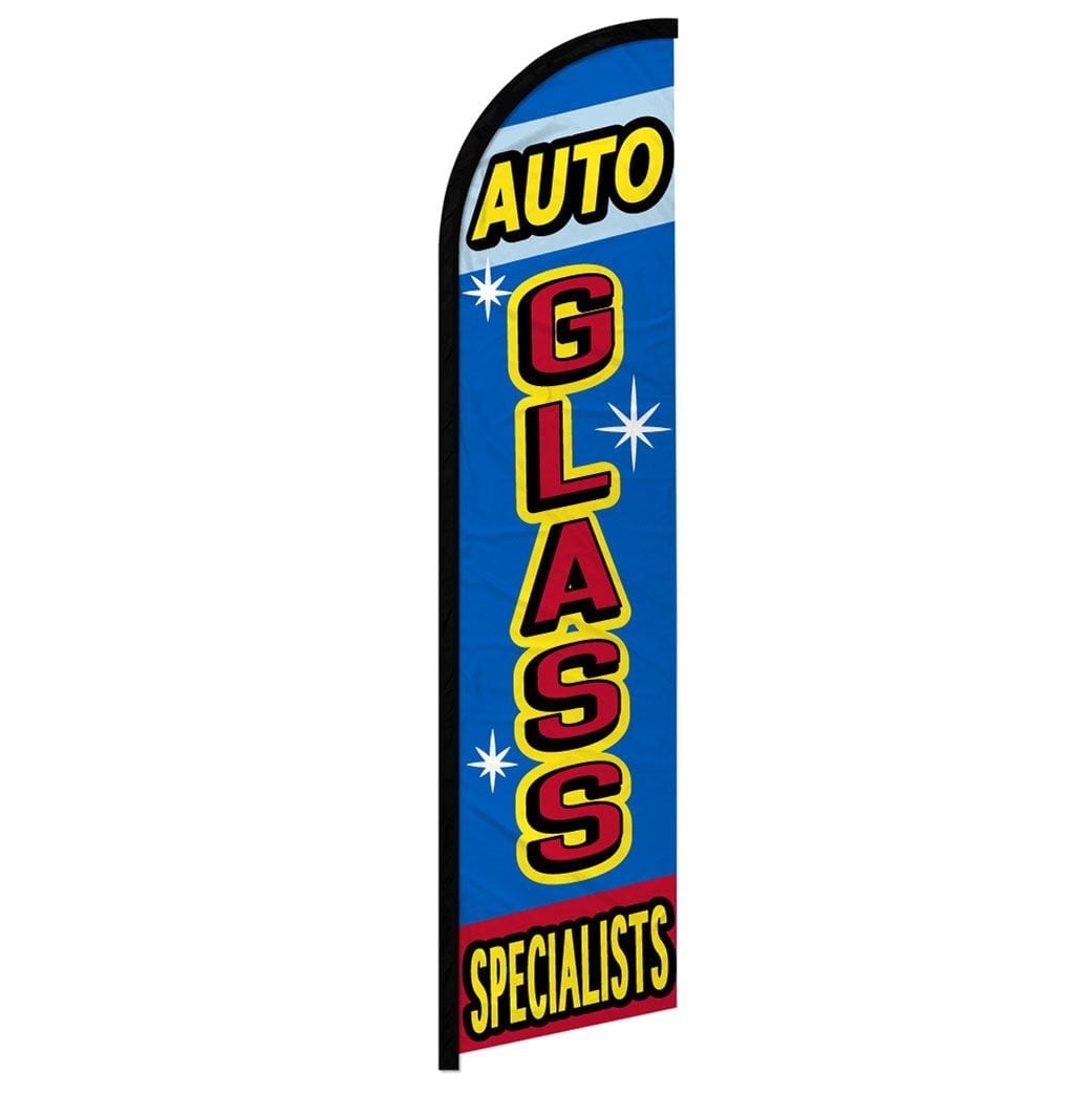 OnPoint Wares| Auto Glass Specialists Windless Banner Flag ...