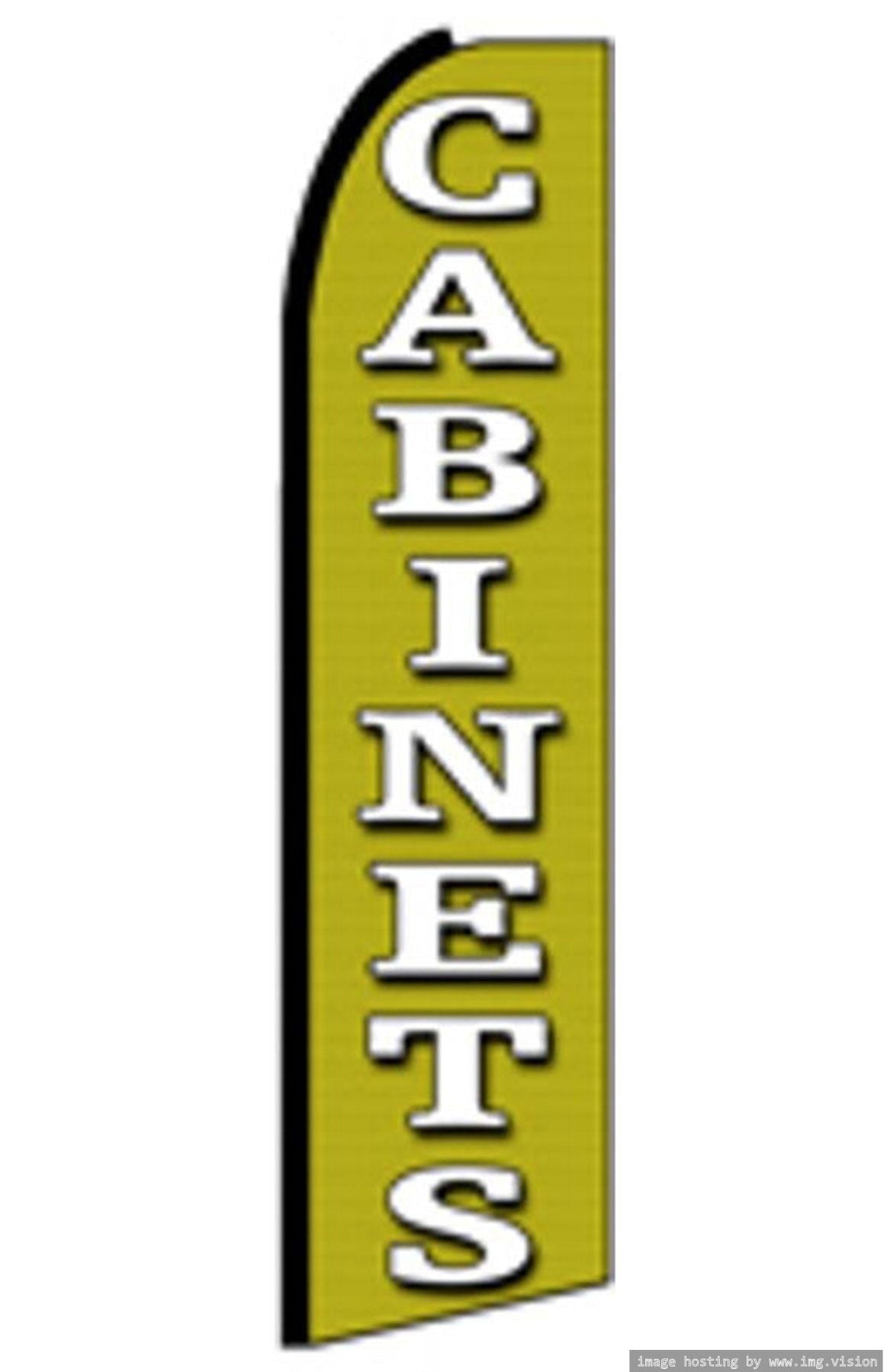 OnPoint Wares | Cabinets Swooper Flag | Advertisement /Business Flags ...