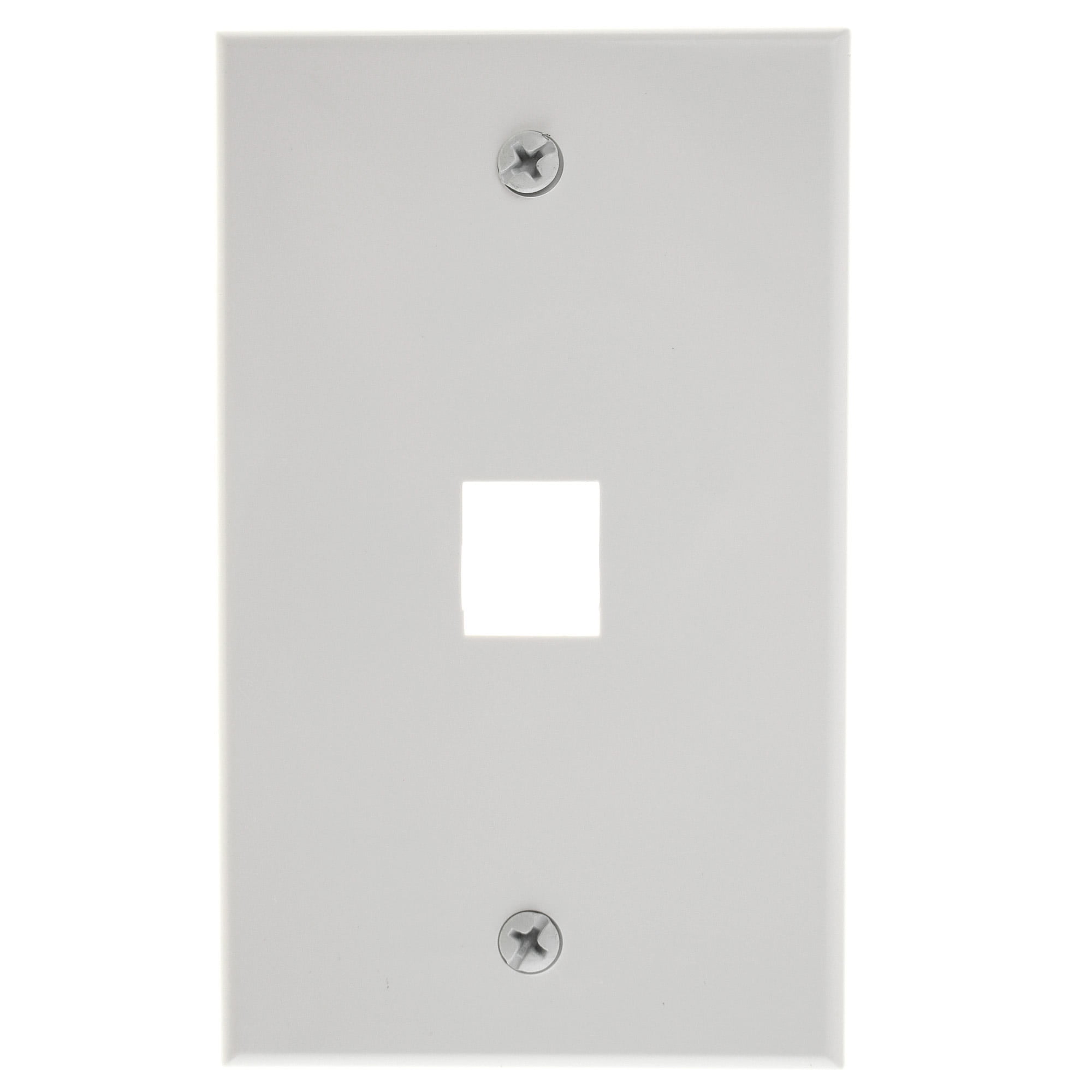 Legrand On-Q 364446-01 Anyport Designer Wallplate, Faceplate, 1 Port ...