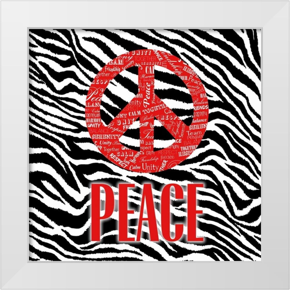 OnRei 15x15 White Modern Wood Framed Museum Art Print Titled - TIME FOR ...