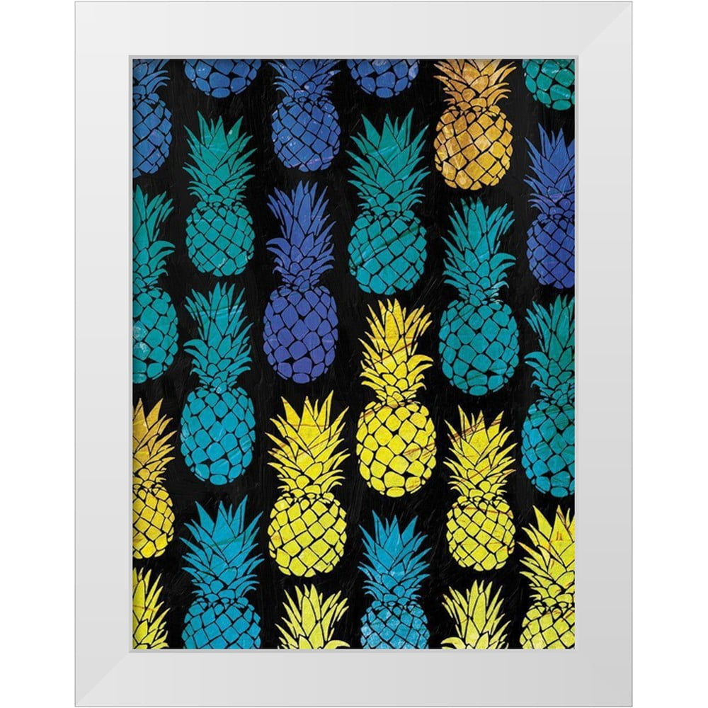 OnRei 15x18 White Modern Wood Framed Museum Art Print Titled - Multi ...