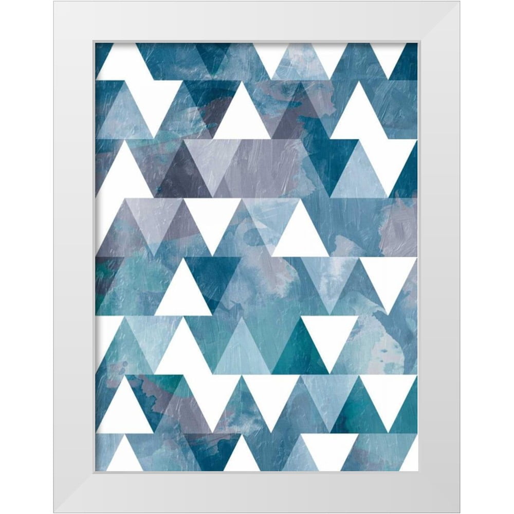 OnRei 15x18 White Modern Wood Framed Museum Art Print Titled - Sky ...