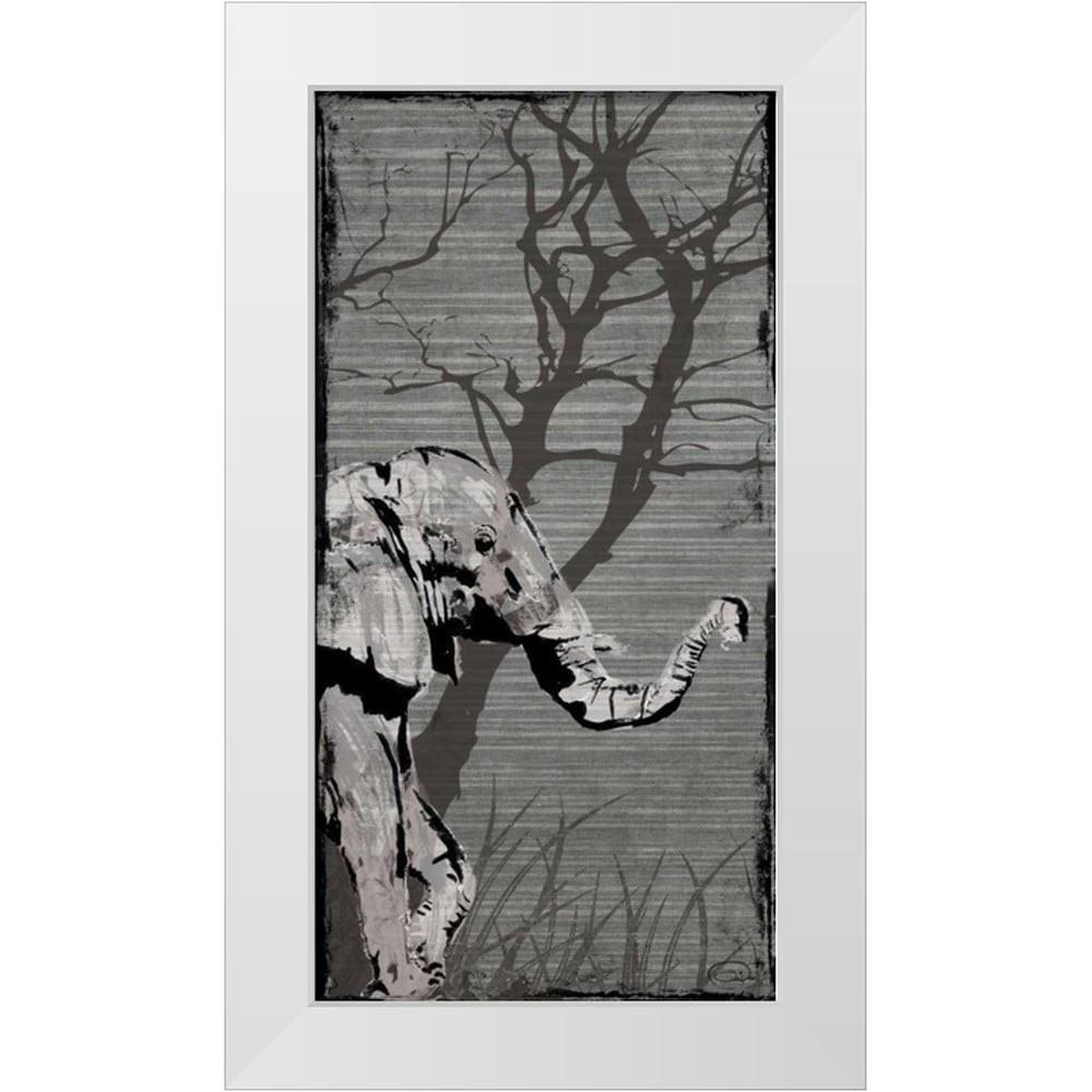 OnRei 18x32 White Modern Wood Framed Museum Art Print Titled - Gery ...