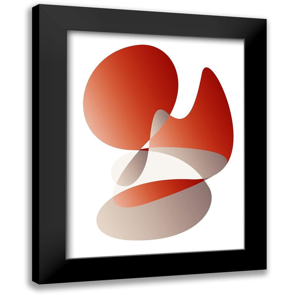 OnRei 19x24 Black Modern Framed Museum Art Print Titled - Self ...