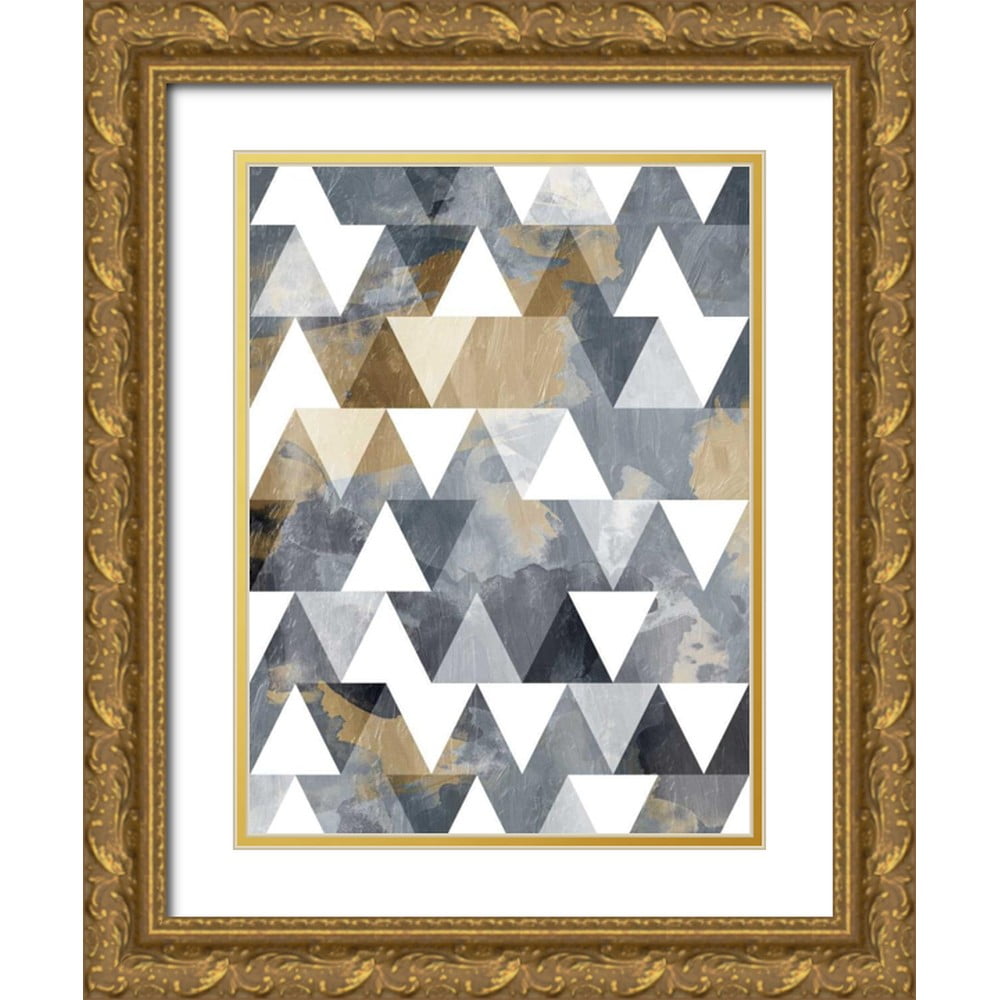 OnRei 19x24 Gold Ornate Wood Framed with Double Matting Museum Art ...
