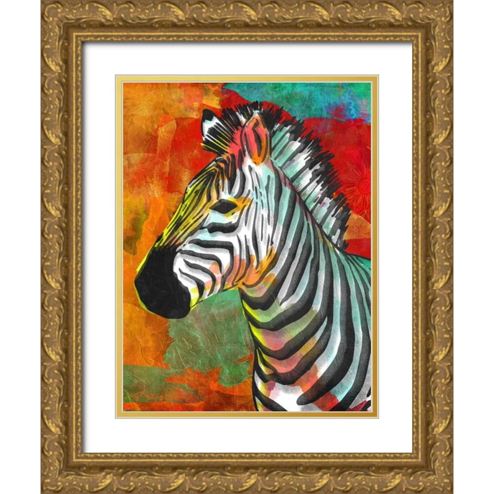 OnRei 19x24 Gold Ornate Wood Framed with Double Matting Museum Art ...