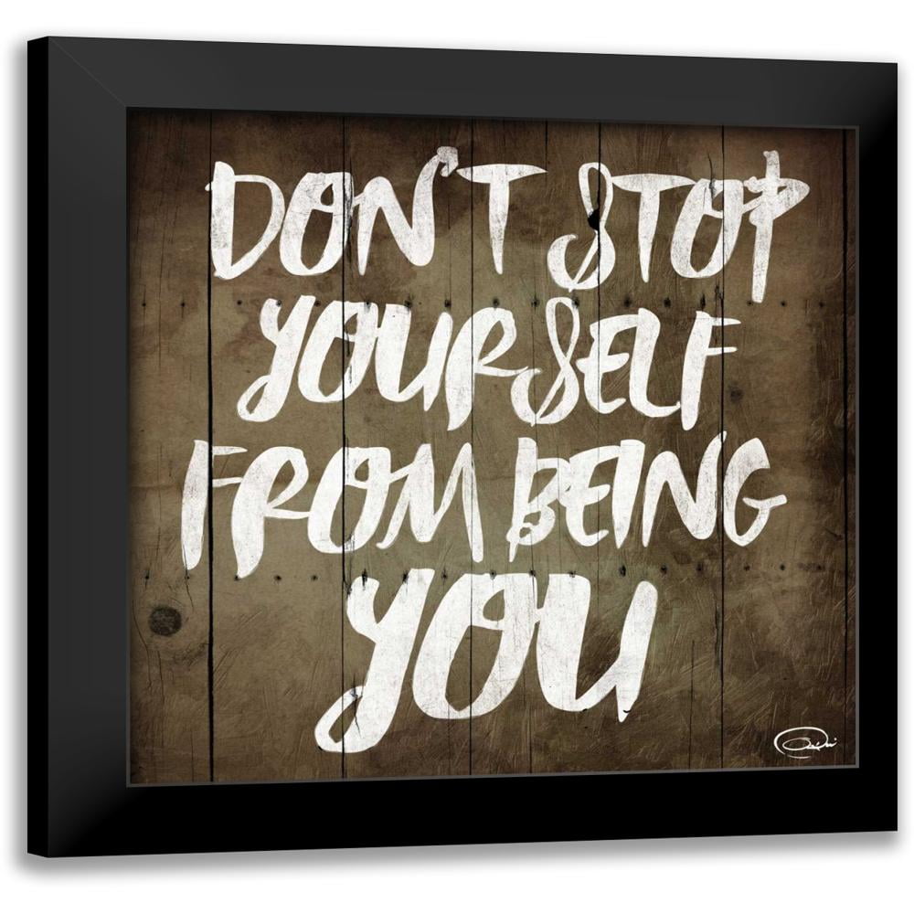 OnRei 20x20 Black Modern Framed Museum Art Print Titled - From Being ...