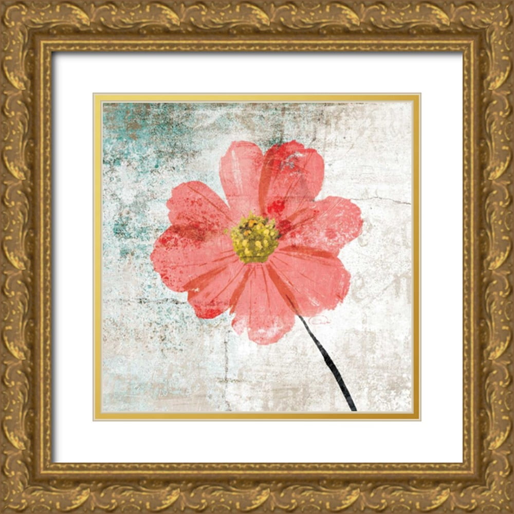 OnRei 26x26 Gold Ornate Wood Framed with Double Matting Museum Art ...