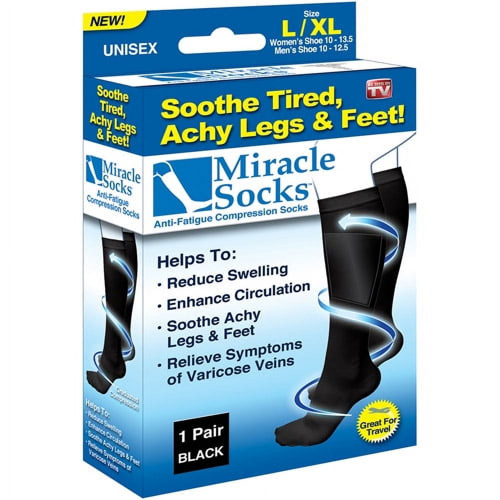OnTel Miracle Socks Socks, 1 ea - Walmart.com