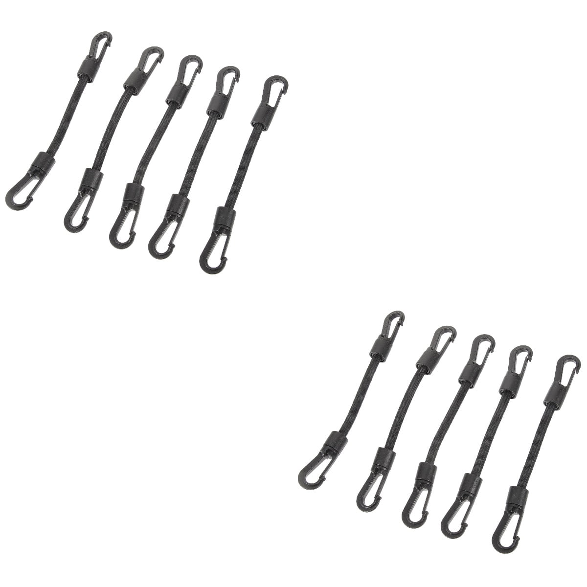 Onaparter 10 Pcs Elastic String Hook Heavy Duty Bungee Cords Small Rope ...