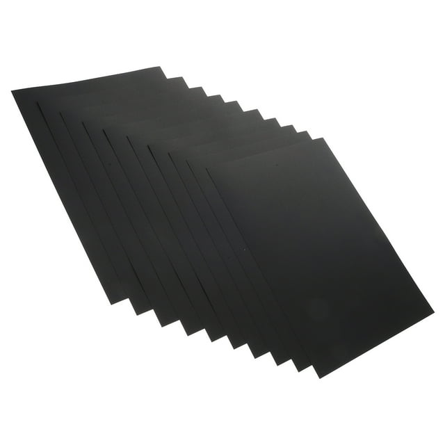 Onaparter 100 Sheets Black Thick Cardboard Hard Painting Handmade (a4 ...