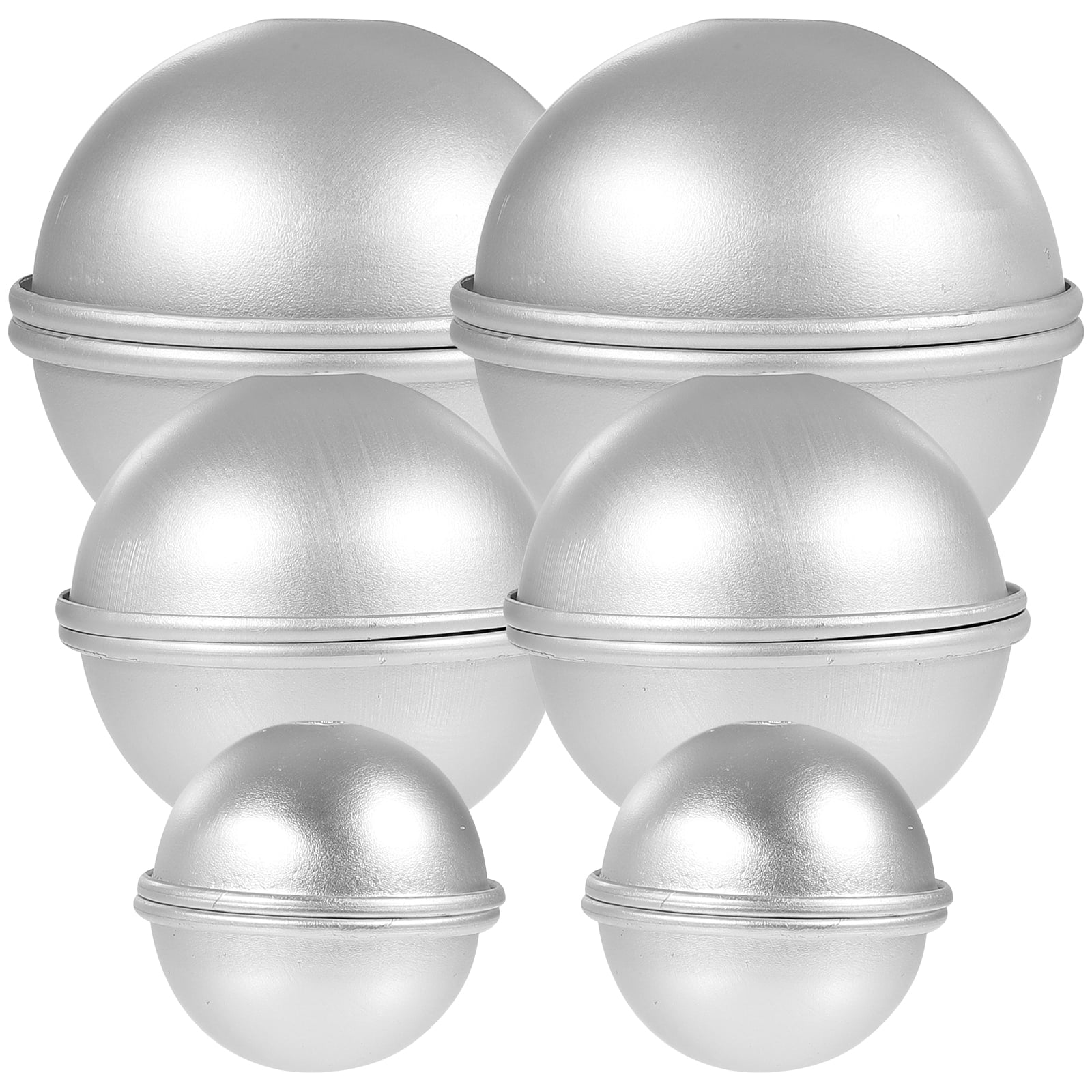 Onaparter 12 Pcs Bath Salt Ball Mold Bathtubs Cupcake Pan Half Round ...