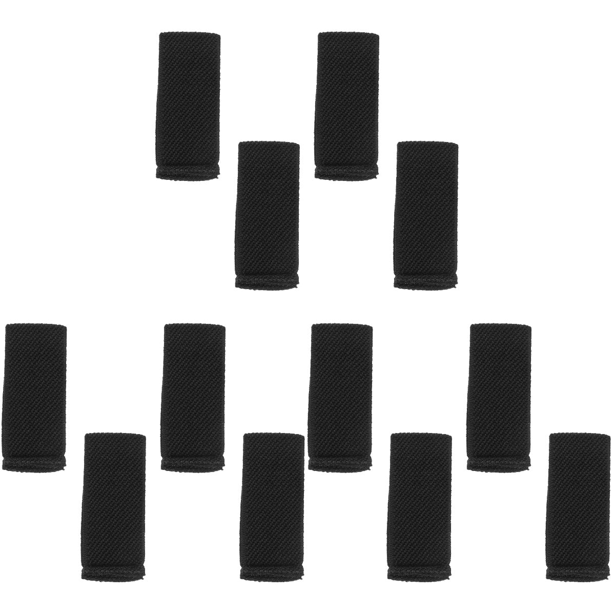 Onaparter 12 Pcs Belt Anchor Black Stretch Harness Loop Strap Retainer ...