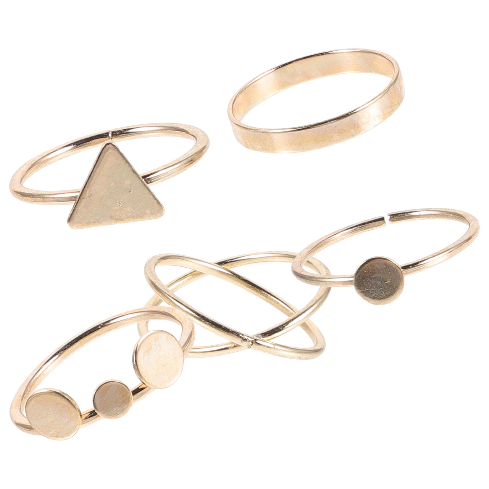 Onaparter 15 pcs Women Knuckle Rings Thumb Finger Open Rings Gold ...