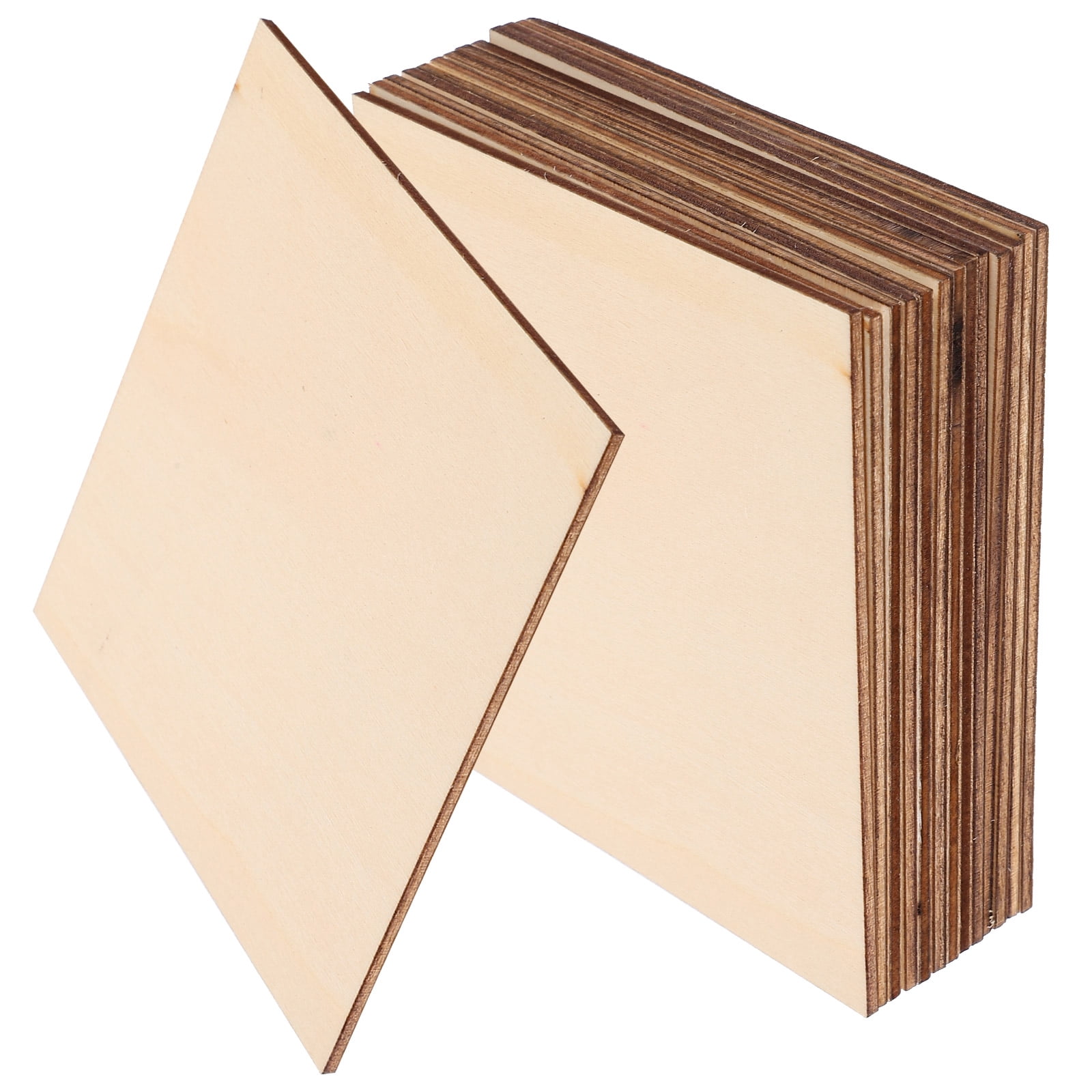 Onaparter 20 Pcs DIY Graffiti Wood Chips Decor Slices Wooden Cutouts ...