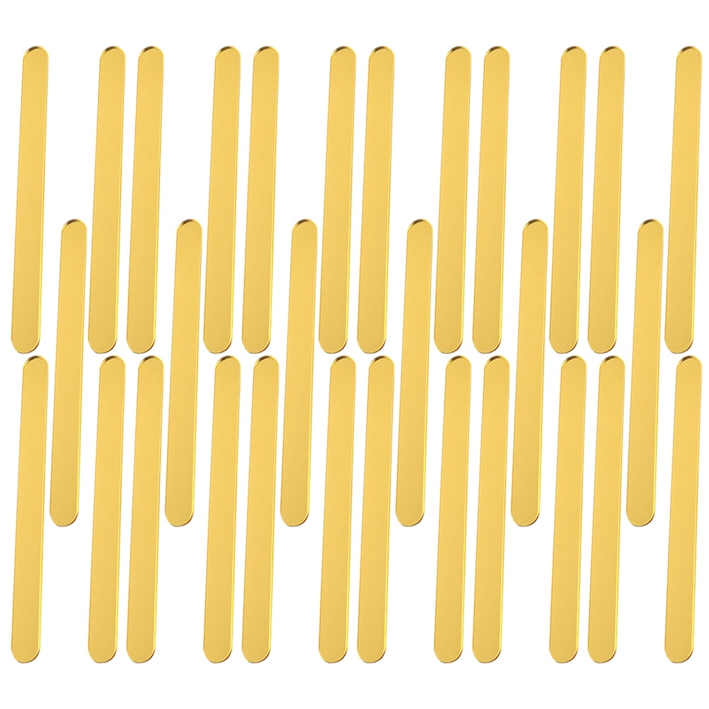 Onaparter 30 Pcs Tools Acrylic Stick for Ice Cream DIY Lolly Sticks ...