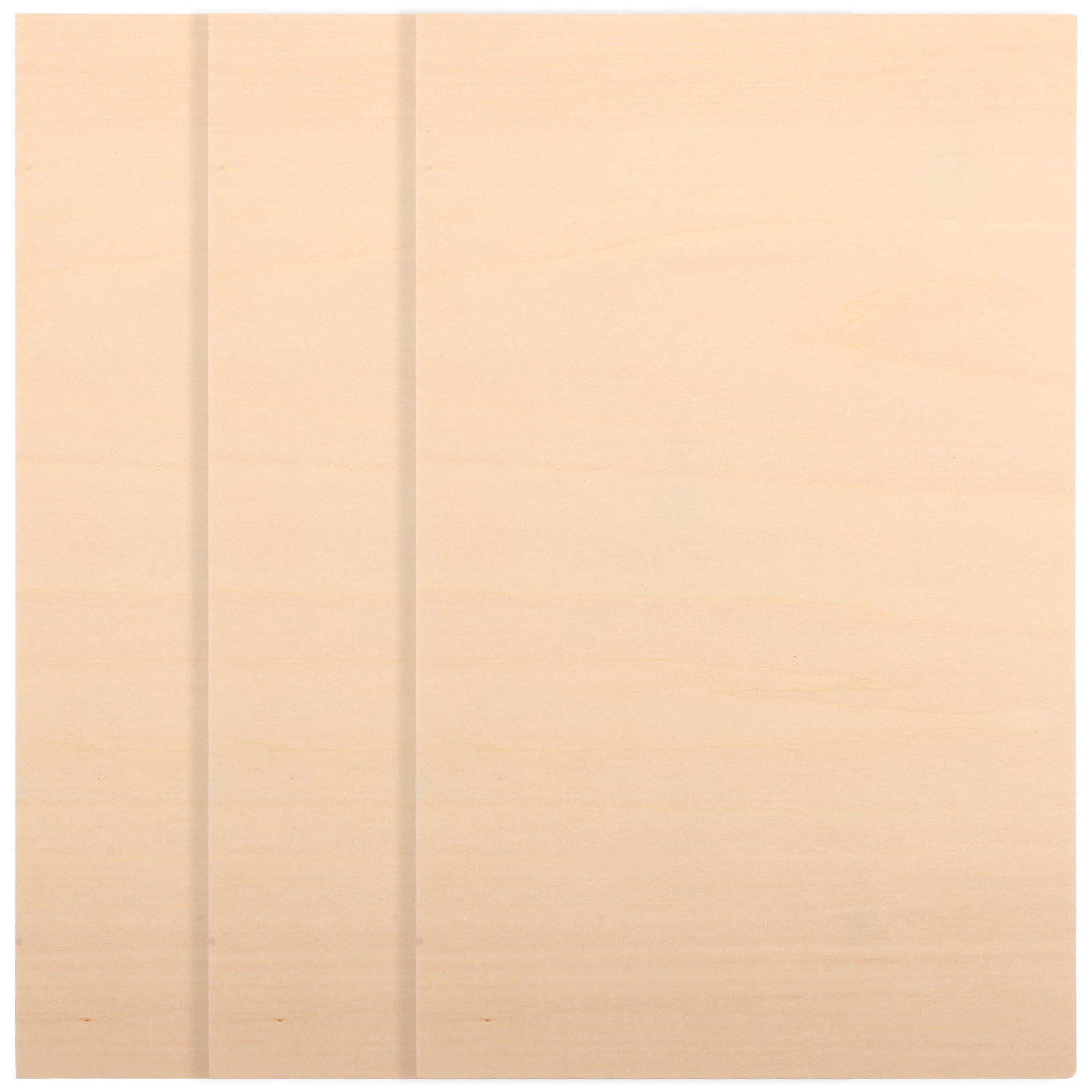 Onaparter 3pcs Basswood Planks Blank Unfinished DIY Wood Planks Crafts ...