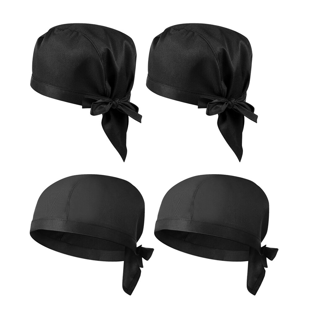 Onaparter 4 Pcs Chef Hat Kids Summer Hats Cook Caps Beret Working ...