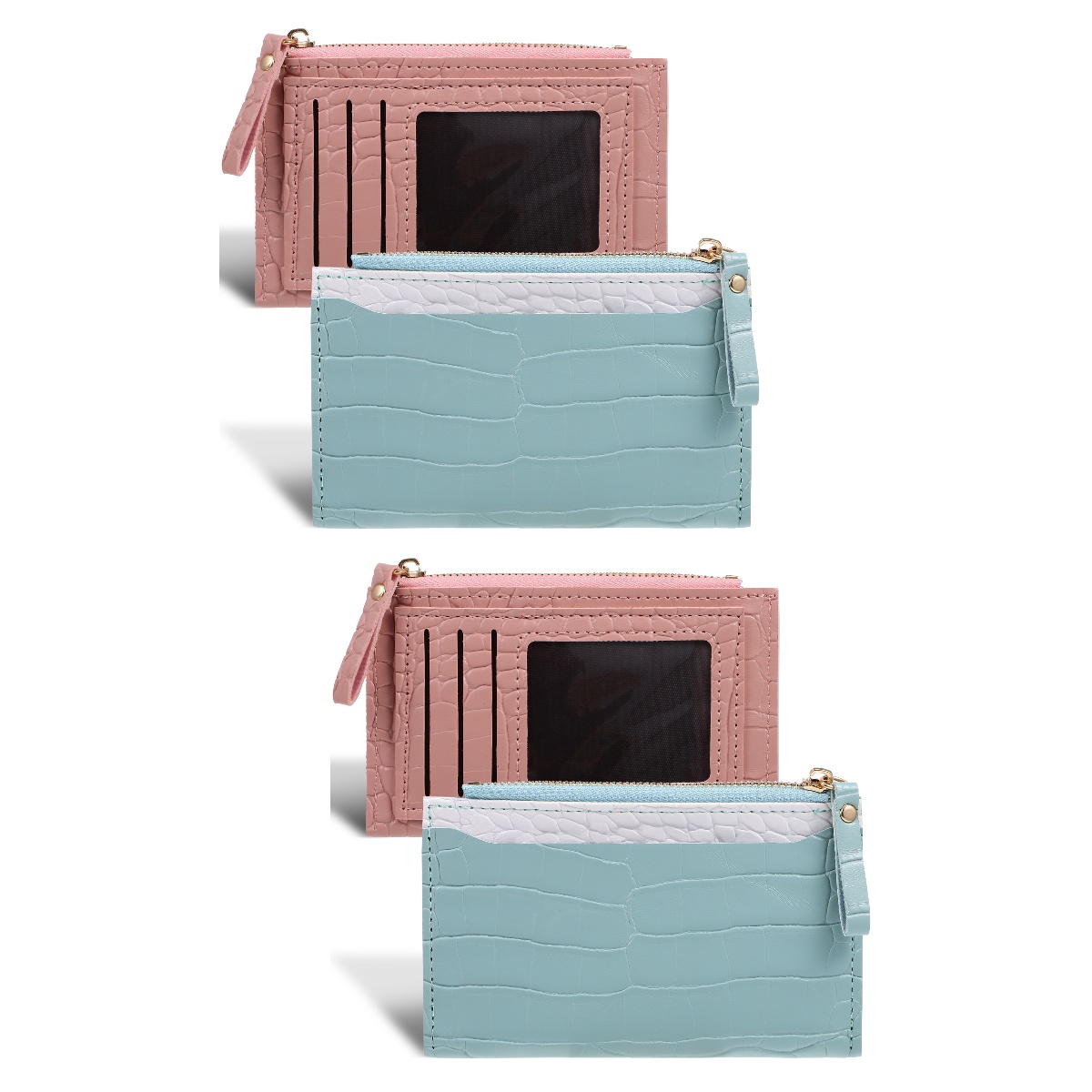 Onaparter 4 Pcs Wallet Card Decor Womens Wallets Large Capacity Holder ...