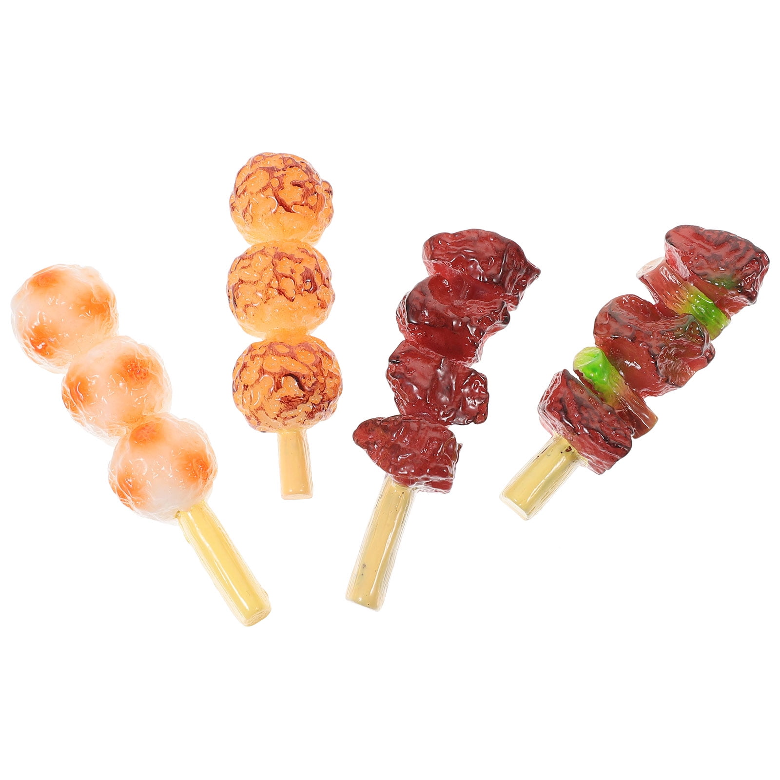 Onaparter 4pcs Barbecue Roast Beef Toys Roast Beef Display Model ...